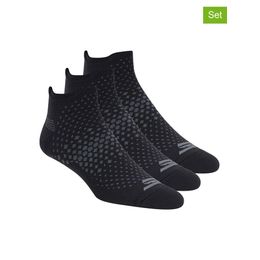 Skechers 3er-Set: Socken in Schwarz/ Grau - 54% | Gr&ouml;&szlig;e 39-42 | Herrensocken