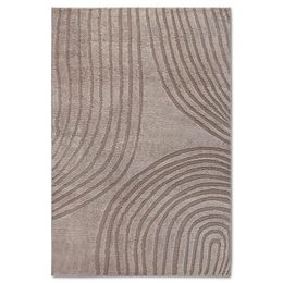 ELLE Decoration Hochflor-Teppich "Pigment" in Beige - 55% | Gr&ouml;&szlig;e 200x280 cm |