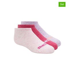 Skechers 3er-Set: Socken in Lila/ Rosa/ Pink - 42% | Gr&ouml;&szlig;e 21-26 | Babysocken-strumpfhosen