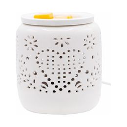 Candle Brothers Elektrische Duftlampe "Romance" in Wei&szlig; - (H)14 x &Oslash; 12 cm - 53% | Kerzen-vasen
