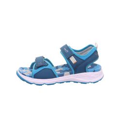 Superfit Sandale "Criss cross" in Blau/ Hellblau/ Wei&szlig; - 19% | Gr&ouml;&szlig;e 35 | Kindersandalen