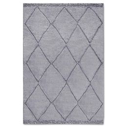 ELLE Decoration Hochflor-Teppich "Perrotin" in Hellgrau - 64% | Gr&ouml;&szlig;e 120x170 cm |