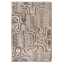 ELLE Decoration Hochflor-Teppich "Chappe" in Beige - 52% | Gr&ouml;&szlig;e 120x170 cm |