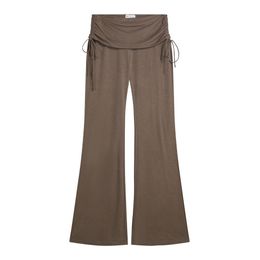 Bershka Pants female Brown size XL