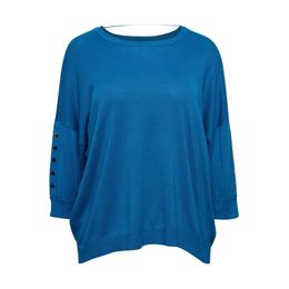 Fransa Curve Sweatshirt 'Smock' female Blue size 50