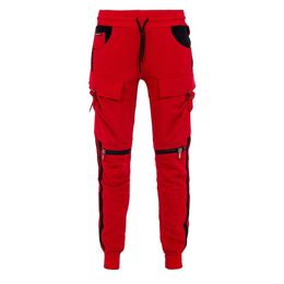 Cipo & Baxx CIPO & BAXX Hose Herren Gr&ouml;&szlig;e 35/36 rot / schwarz