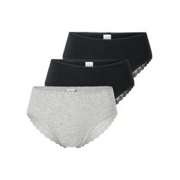 Schiesser Panty 'Modern Multipacks' female Grey, Black size 46