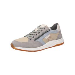 Sioux Sneaker 'Turibio-702' Herren Gr&ouml;&szlig;e 48.5 beige / taubenblau / grau / wei&szlig;