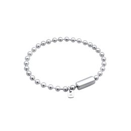 Kuzzoi Armband Kugelkette Herren Gr&ouml;&szlig;e 19 silber