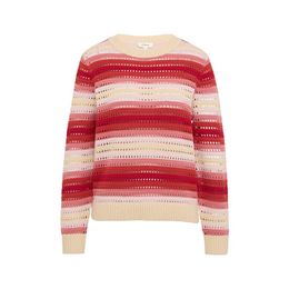 s.Oliver Pullover Damen Gr&ouml;&szlig;e XXS creme / koralle / rosa / wei&szlig;