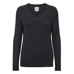 oxmo Pullover 'Ilva' Damen Gr&ouml;&szlig;e L schwarz / schwarzmeliert