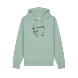 Watapparel Sweatshirt 'Le poulet - das Huhn' male Green size XXXL
