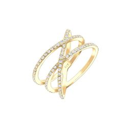 Elli Ring Damen Gr&ouml;&szlig;e 54 gold / silber