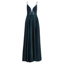 Vera Mont Abendkleid Damen Gr&ouml;&szlig;e 32 dunkelgr&uuml;n Winterkleid