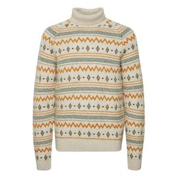Blend Pullover Herren Gr&ouml;&szlig;e L beige / grau / rot