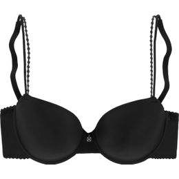 Lascana Damen Push-up-BH schwarz Gr&ouml;&szlig;e 90B