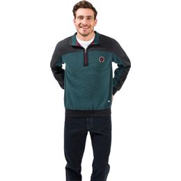 Marco Donati Herren Sweatshirt blau-gr&uuml;n Gr&ouml;&szlig;e 44/46