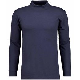 Ragman Herren Ragman Stehkragenshirt blau XL