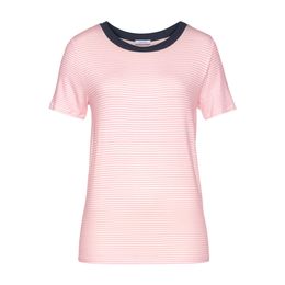Lascana T-Shirt Damen Gr&ouml;&szlig;e S/M navy / hellpink / wei&szlig;