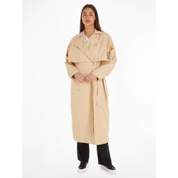 Calvin Klein Jeans Trenchcoat &raquo;BELTED TRENCH COAT&laquo; Warm Sand S (36) S (36) Trenchcoat von Calvin Klein Jeans Womanswear