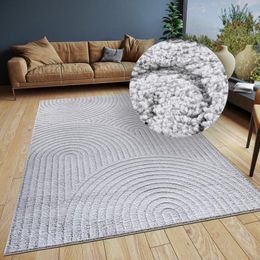 ELLE DECORATION Designteppich &raquo;Cosy Panglao, auch als Rundteppich erh&auml;ltlich&laquo; rechteckig 14 mm H&ouml;he uni Kurzflor, Hoch Tief Struktur, modern, Skandi, 