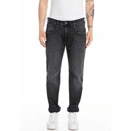 Replay Slim-fit-Jeans &raquo;ANBASS HYPERFLEX BIO&laquo; mit Stretch-Anteil black delave 30 - L&auml;nge 34 L&auml;nge 34 30 Jeans von Replay