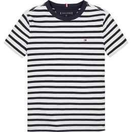 Tommy Hilfiger T-Shirt &raquo;ESSENTIAL COTTON TEE S/S&laquo; mit Logostickerei Dark Night Navy / White 3 (98) 3 (98) T-Shirt von Tommy Hilfiger