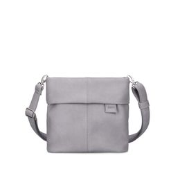 Zwei Mademoiselle M8 - Schultertasche 25 cm (sage) in canvas-grey | Gr.: onesize