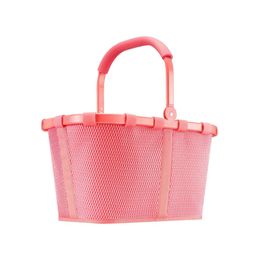 Reisenthel Carrybag - Einkaufskorb (cord dark matcha) in frame mesh coral | Gr.: onesize