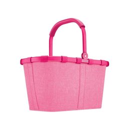 Reisenthel Carrybag - Einkaufskorb (cord dark matcha) in frame twist pink | Gr.: onesize