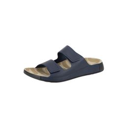 Ecco Pantoletten in Blau | Gr.: 48