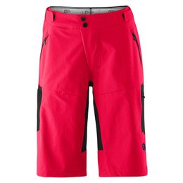 Gonso Radhose &raquo;CASINA&laquo; Damen Bike-Shorts, Fahrradhose, Sitzpolster und Taschen, Bund flexibel neonpink 36 - Normalgr&ouml;&szlig;en Normalgr&ouml;&szlig;en 36 K&ouml;rpernahe...
