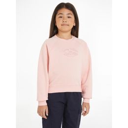 Tommy Hilfiger Sweatshirt &raquo;EMB FLOWER FLEECE CREWNECK&laquo;, Kinder bis 16 Jahre mit Logostickerei Soft Rose 4 (104) 4 (104) Sweater von Tommy Hilfiger...