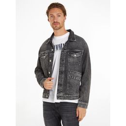 Tommy Jeans Herren Jeansjacke &raquo;ISAAC DENIM TRUCKER CH6187&laquo; mit Logopr&auml;gung schwarz M