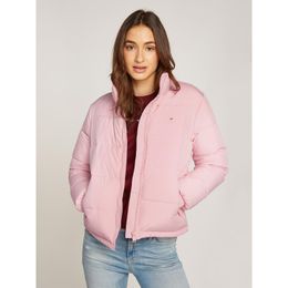 Tommy Jeans Damen Steppjacke &raquo;TJW ESSENTIAL PUFFER EXT&laquo; mit Logostickerei pink XL (42)