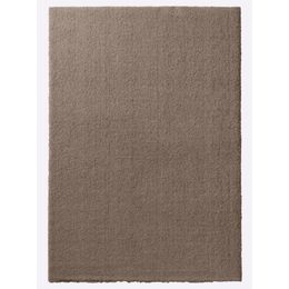 Teppich HEINE HOME Gr. 6, grau (taupe), B:200cm H:22mm L:290cm, Kunstfaser, Polyester, Teppiche, Teppich