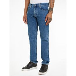 Calvin Klein Jeans Herren Straight-Jeans &raquo;AUTHENTIC STRAIGHT&laquo; im 5-Pocket-Style blau 32, L&auml;nge 34