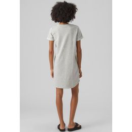 V&eacute;ro Moda Vero Moda Damen Jerseykleid &raquo;VMSASHAMILLA SS SWEAT DRESS NOOS&laquo; Sommerkleid grau M, N-Gr
