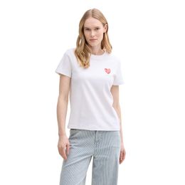 Tom Tailor T-Shirt mit Frontprint White XL (42) XL (42) T-Shirt von Tom Tailor