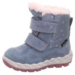 Superfit Winterboots &raquo;ICEBIRD WMS: Weit&laquo; mit Schurwolle blau-rosa 24 24 Snowboot mit silberfarbenen Schneeflocken verziert