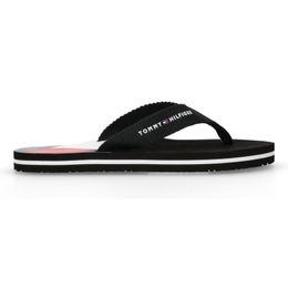 Tommy Hilfiger M&auml;dchen Zehentrenner , Slides, Sandale mit Zehensteg schwarz 32