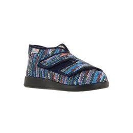 Hausstiefel VAROMED, Damen, Gr. 39, bunt (dunkelblau, bunt), Textil, Schuhe
