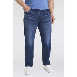LEVI'S&reg; PLUS Tapered-fit-Jeans LEVI'S PLUS "502 TAPER B&T", Herren, Gr. 50, L&auml;nge 32, myers day adv tnl, Denim/Jeans, Obermaterial: 92% Baumwolle, 6% Elastomultiester, 2% Elasthan, bequem lang, Jeans, mit Stretch