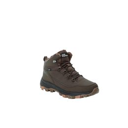 Outdoorwinterstiefel Jack Wolfskin "EVERQUEST TEXAPORE MID M", Damen, Gr. 42, braun, Leder, Textil, Schuhe Outdoorwinterstiefel, Winterboots, Snowboots, Winterschuhe, wasserdicht & gef&uuml;ttert