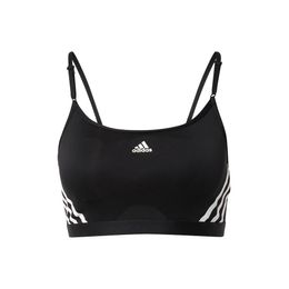 adidas Sportswear Sports Bra 'Aeroreact Light-Support 3-Stripes' female Black size XS A-C