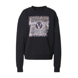 19V69 Italia Sweatshirt 'Bonnie Gold' Damen Gr&ouml;&szlig;e XXL navy / gold / schwarz / wei&szlig;