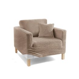 bonprix GAICO Husse mit Crincle Design, beige, mit Baumwolle