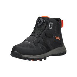 Outdoorschuh Vado "Vado Wanderschuhe Lederimitat/Mesh", Kinder, Gr. 33, schwarz (schwarz, orange), Lederimitat, Textil, Schuhe Outdoorschuh