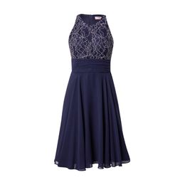 VM Vera Mont Kleid Damen Gr&ouml;&szlig;e 34 nachtblau / wei&szlig;