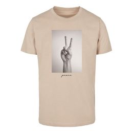 MT Men Shirt 'Peace Sign' Herren Gr&ouml;&szlig;e XXXL sand / grau